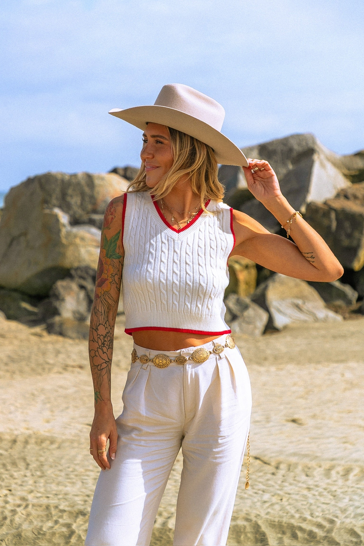 Firecracker Knit Tank